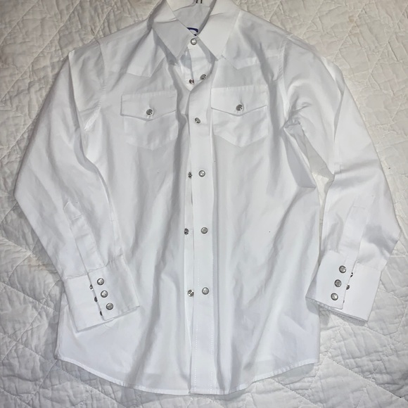 Gibson | Shirts & Tops | Youth Medium White Button Down | Poshmark